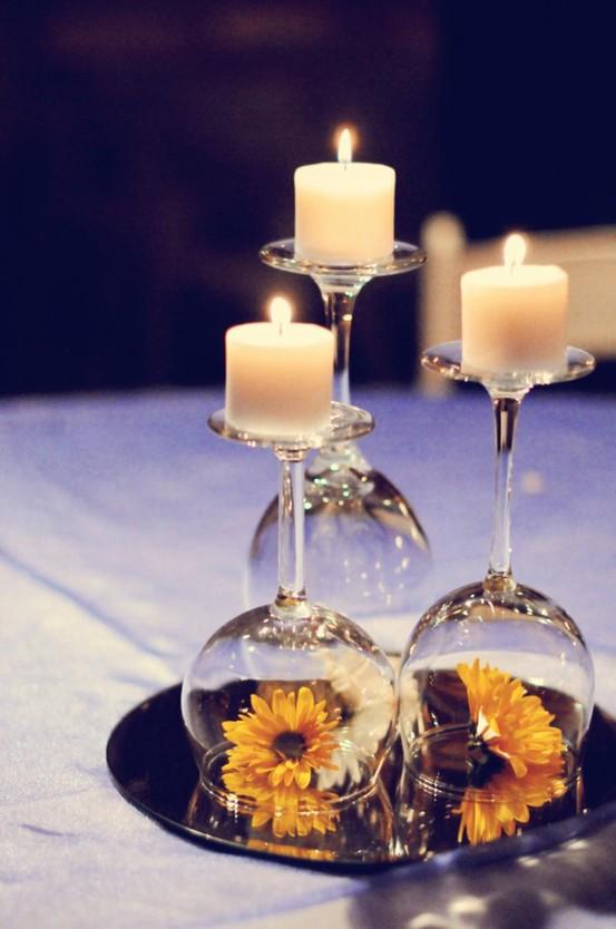 Cosas de Casa: Candelabros con copas